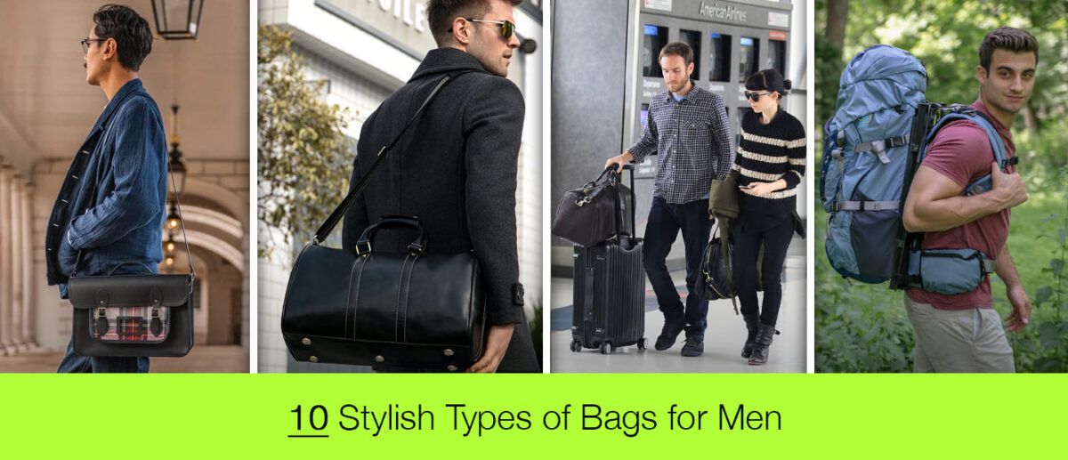 10 Stylish Types Of Bags For Men | Guide To Must-Have Bags For Men ...