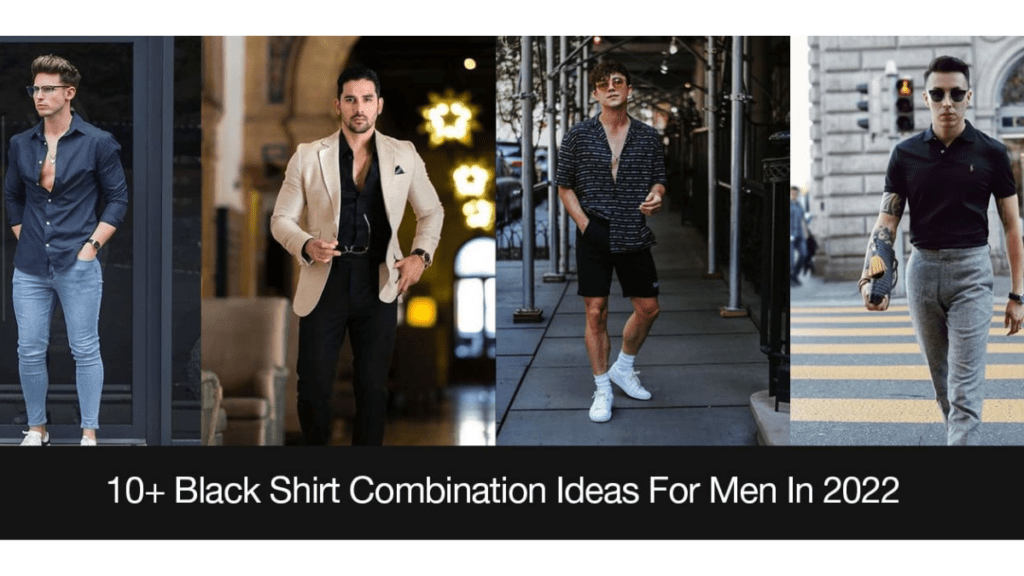 10+ Black Shirt Combination Ideas For Men In 2024 | Bewakoof
