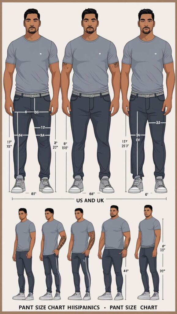 Pant Size Chart For Men | Know About Men's Pant Size Chart