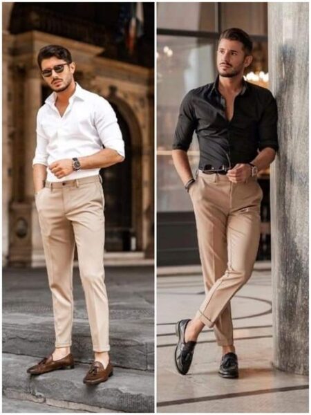 Khaki Pant Matching Shirt Ideas For Men | Best Shirt Colors
