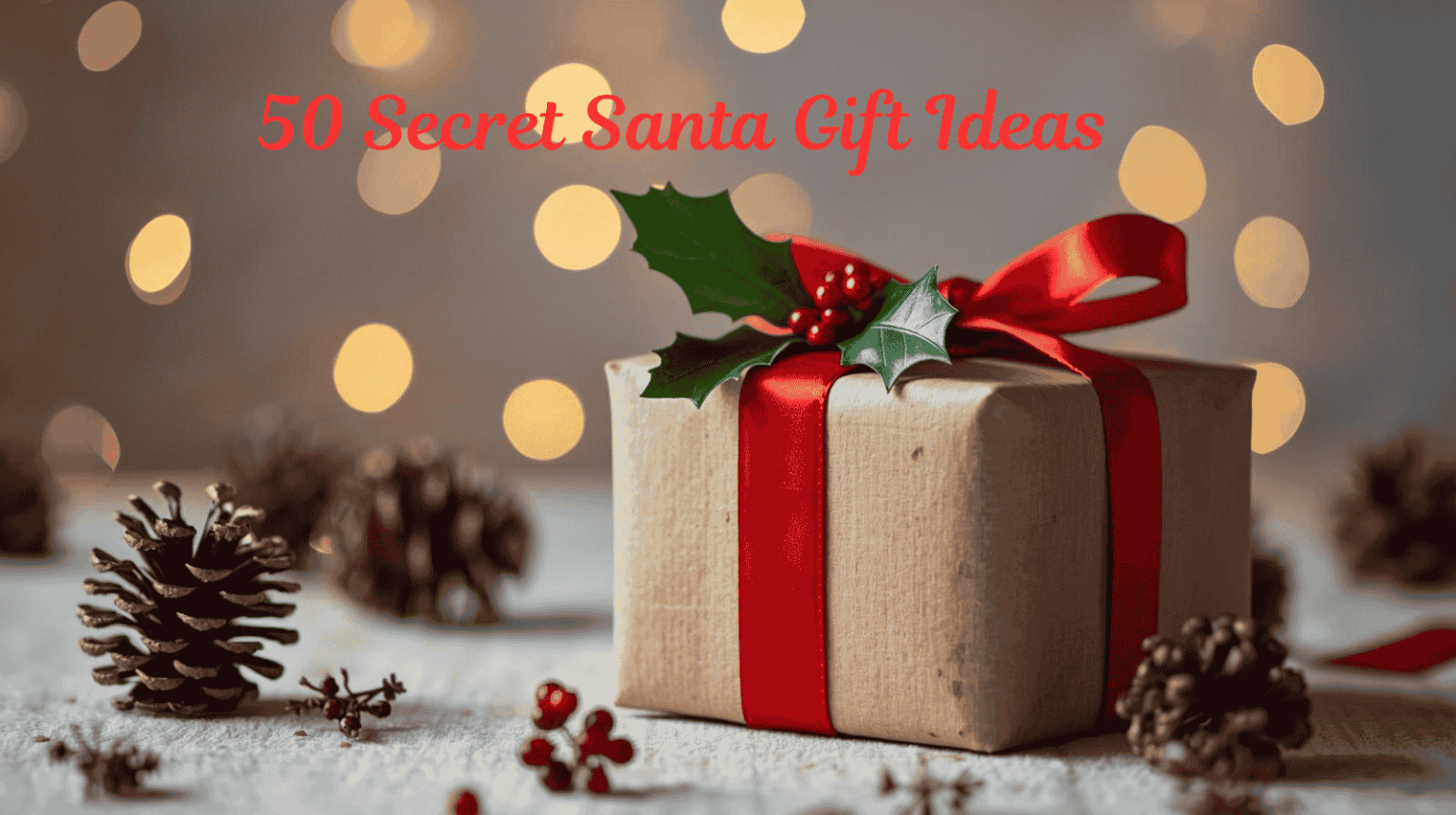 Top 50 Secret Santa Gift Ideas For Everyone In 2025